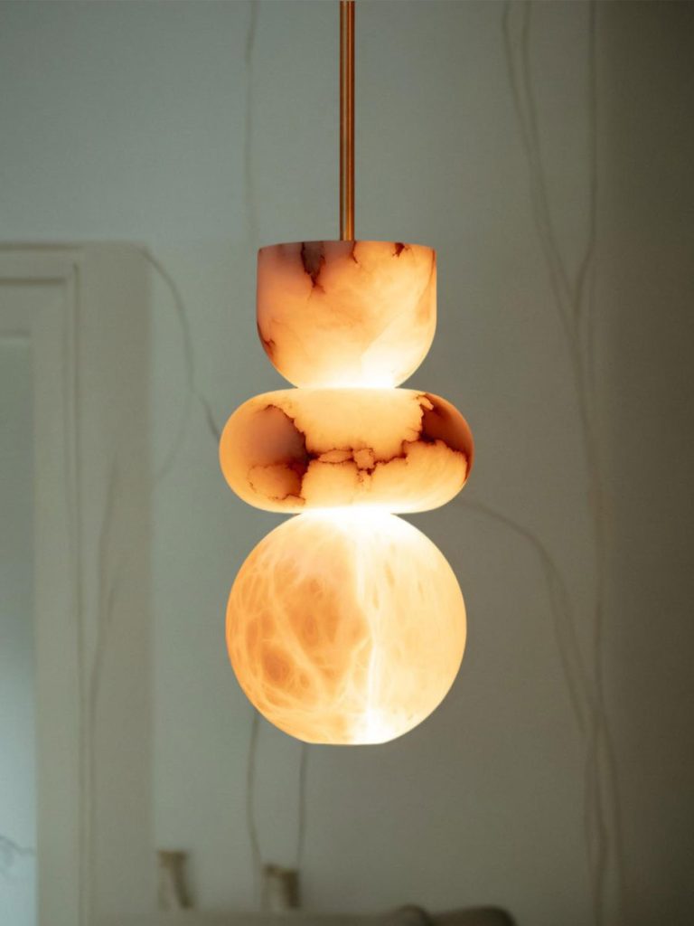 Alabaster Totem - Unique Concept Lighting